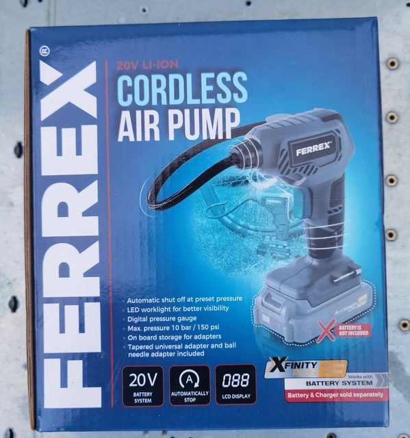 FERREX 20V CORDLESS Digital Air Compressor Pump $666.00 - PicClick AU
