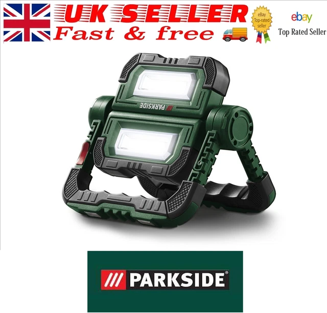 PARKSIDE LED WORK Light with Power Bank PBSL 5000 B2 Foldable USB DIY ...