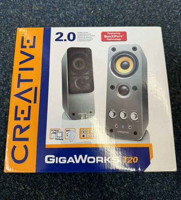 CREATIVE GIGAWORKS T20 Series II Speakers - Great Condition - PC - Mac ...