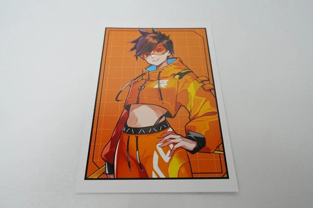 OVERWATCH POSTCARD TRACER Only Red Tokyo Tower Collaboration Goods EUR ...