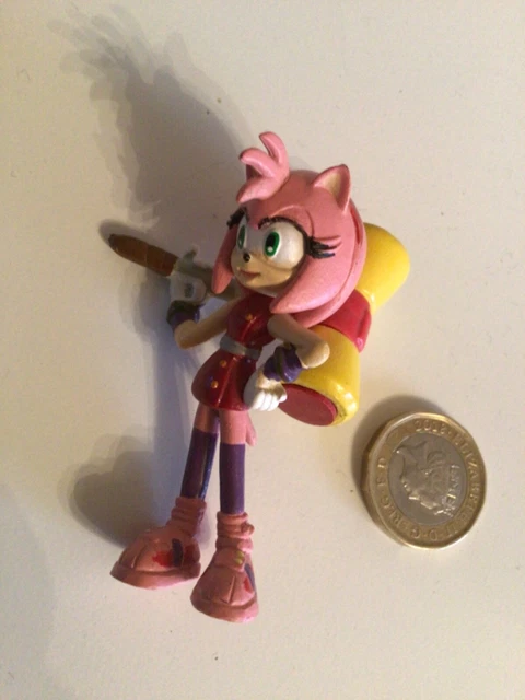 SONIC THE HEDGEHOG Amy Rose with Hammer rare PVC figure £10.07 ...