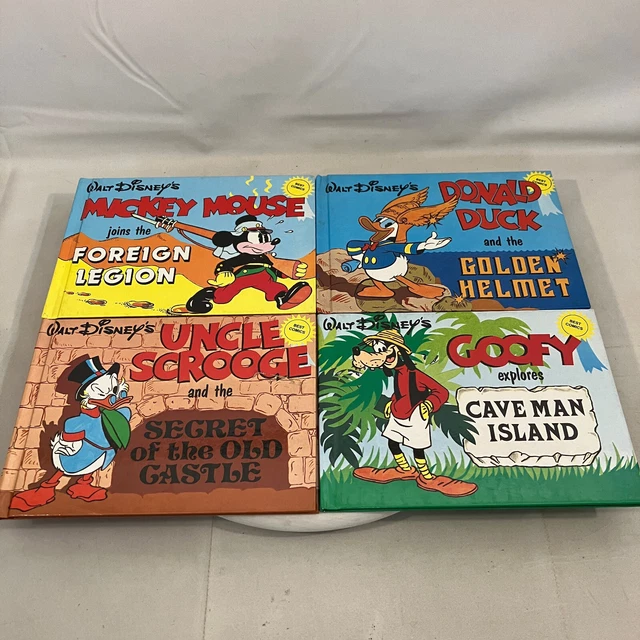 LOT DE 4 séries de bandes dessinées Walt Disney's Best Comics Series ...