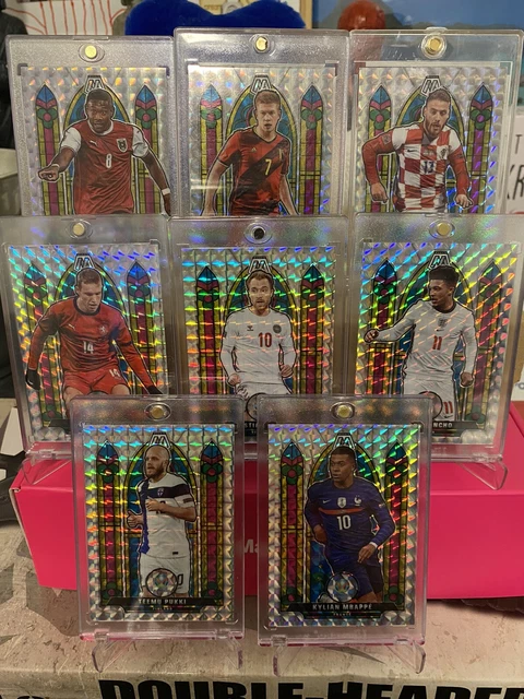 PANINI MOSAIC EURO 2021 Stained Glass Set all 30 !! Ronaldo Mbappe ...