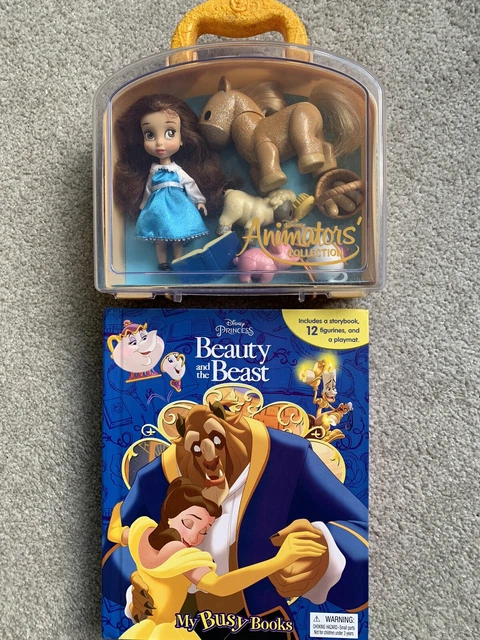 DISNEY ANIMATORS COLLECTION Mini Little Doll Playset Belle Beauty ...