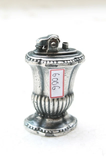 VINTAGE ANTIQUE RONSON Mayfair Plaque Argent Table Briquet 1950's ...