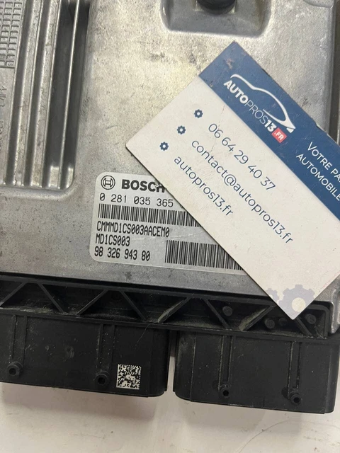 MD1CS003 ECU CALCULATEUR De Moteur A Decoder Peugeot 208 Hdi Citroen ...