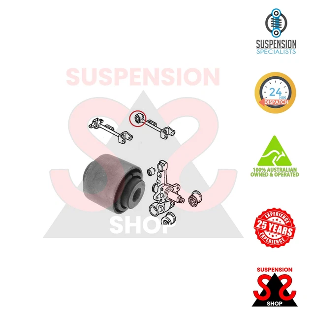 CENTRE BUSHING, CONTROL/TRAILING Arm Suit HONDA Civic 1.7 (ES1) CIVIC VII $35.37 - PicClick AU