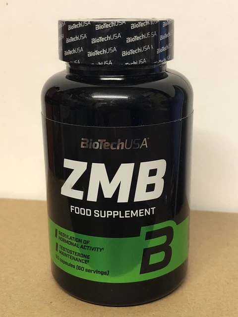 BIOTECH USA ZMB 60 Capsules Hormonal Regulation Reduction of Tiredness ...