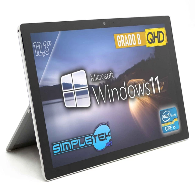 MICROSOFT SURFACE PRO 3 i5 8GB SSD 256GB Windows 11 Écran Tactile EUR ...