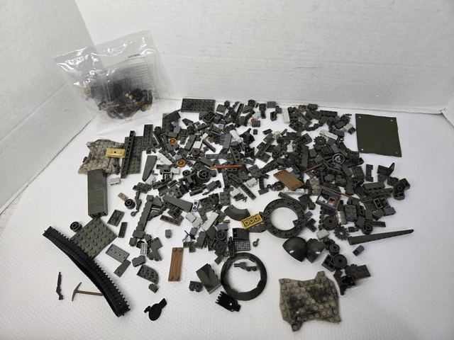 MEGA BLOKS CALL of Duty Battle Tank RARE WWII Sherman incomplet PIÈCES ...
