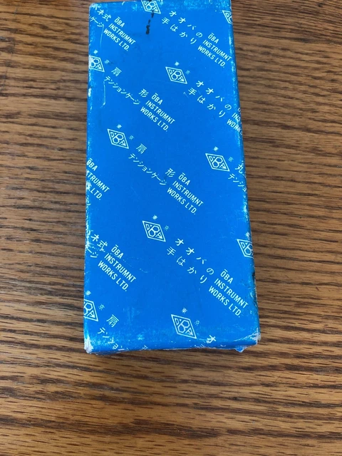 ZUGPRÜFER SPANNUNGSMESSER, OBA Instrument Works Ltd Japan 30 Gramm EUR ...