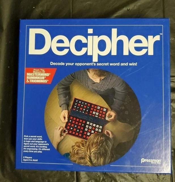 PRESSMAN DECIPHER GAME Decode Your Opponents Secret Word Fun word game ...