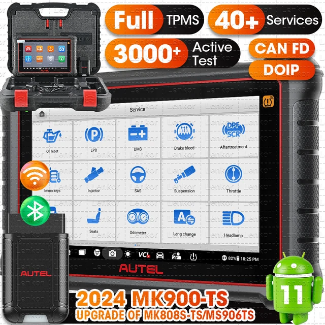AUTEL MAXICOM MK900-TS TPMS Scanner 2024 Bidirectional Tool Updated of MS906TS £869.00 - PicClick UK
