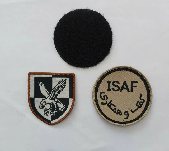 BRITISH ARMY GENUINE ISAF Patch Afghan Issue And Para Trooper Patch.☆ £ ...