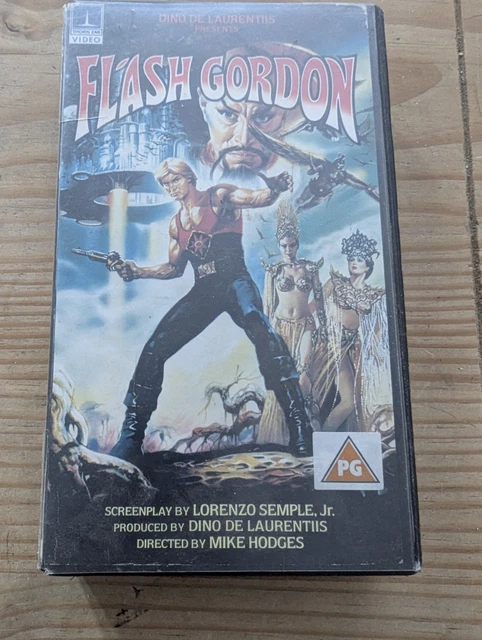 FLASH GORDON VHS PAL UK Rental Pre Cert Mike Hodges 1980 Rare Film ...