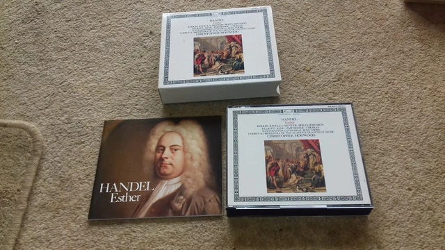 HANDEL ESTHER CHRISTOPHER HOGWOOD 2 x CD BOXSET £3.20 - PicClick UK