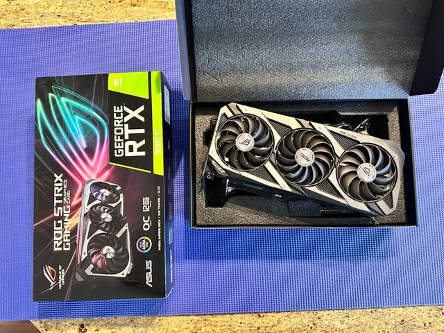 ASUS ROG STRIX RTX 3080 Ti 12GB GDDR6X GPU ROG-STRIX-RTX3080Ti-O12G ...