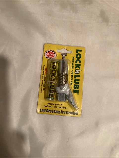 LOCKNLUBE GREASE COUPLER GC81011 / 10,000 PSI LOCK-N-LUBE New In Pkg ...