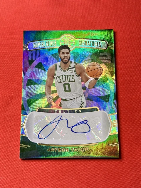 JAYSON TATUM 2021-22 Illusions Superlative Signatures Auto *Ultra Rare ...