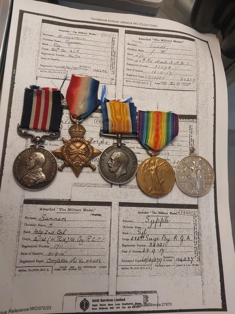 WW1 MILITARY MEDAL Group 2/1st West Rid Coy R.E. £400.00 - PicClick UK