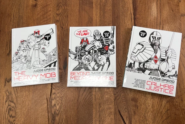 JUDGE DREDD MEGA Collection Heavy Mob, Behind Mega City One & Calhab ...
