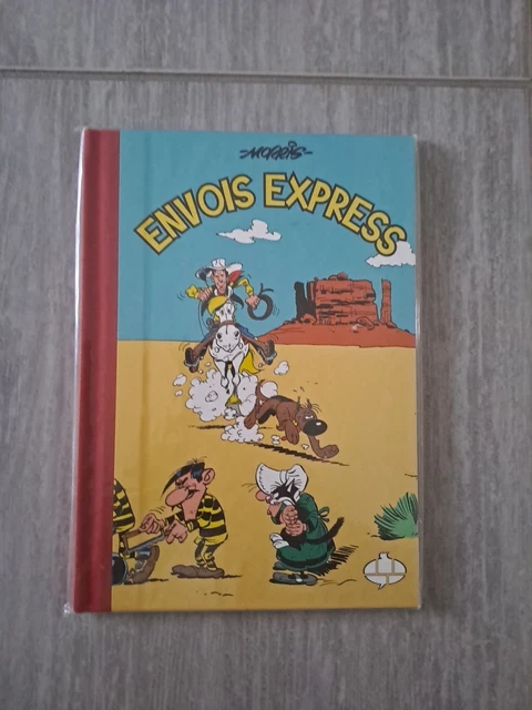 CENTRE BELGE DE La BD, Morris, Envois Express. Version Luxe. Dos Toilé ...