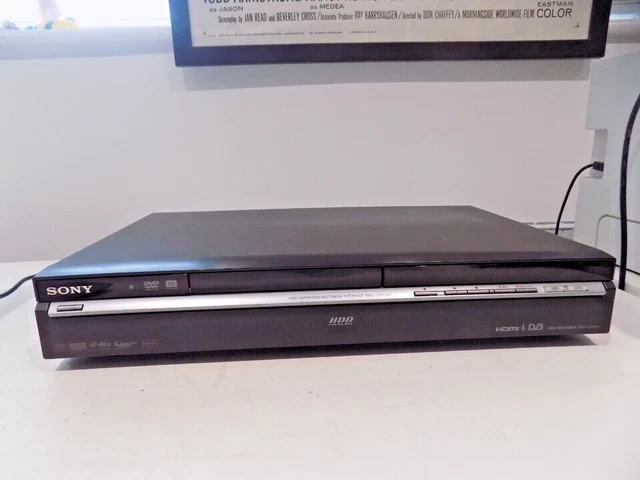 SONY RDR-HXD870 DVD HDD Recorder Black FAULTY Sold as Spares/Parts £18. ...