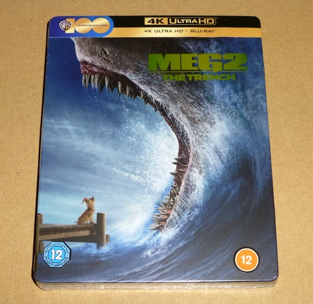 THE MEG 2 : The Trench - 4K UHD + Blu-ray UK STEELBOOK Limited Edition ...