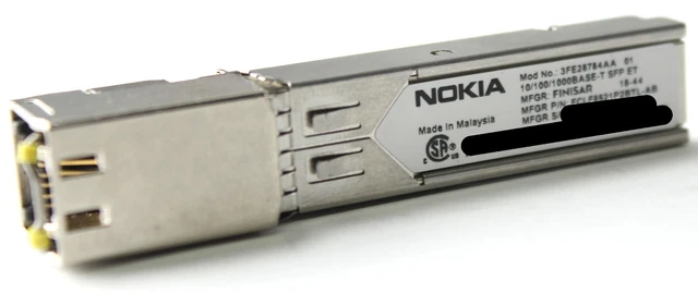 NOKIA 3FE28784AA 01 10/100/1000Base-T SFP Transceiver Module $31.44 ...