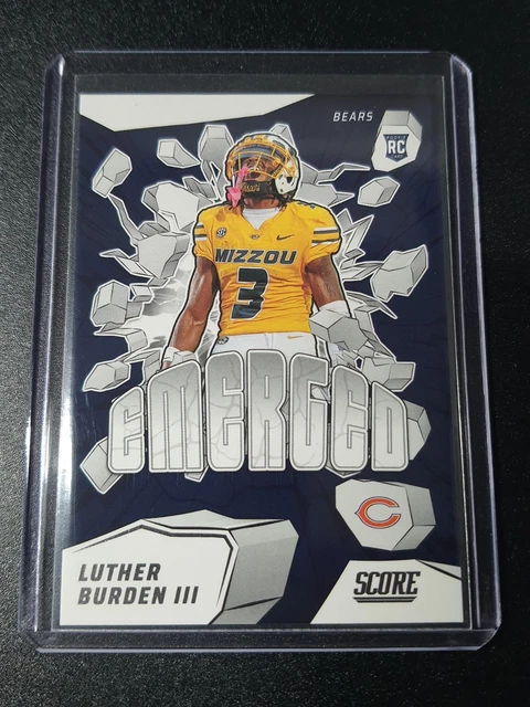 LUTHER BURDEN III - Score Football 2025 - Chicago Bears - Emerged - RC ...