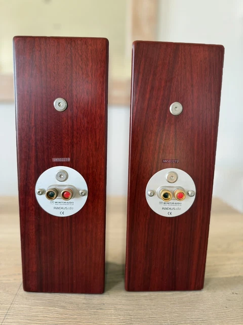 MONITOR AUDIO RADIUS 180 speakers in Rosewood with Swivel brackets x 2 ...