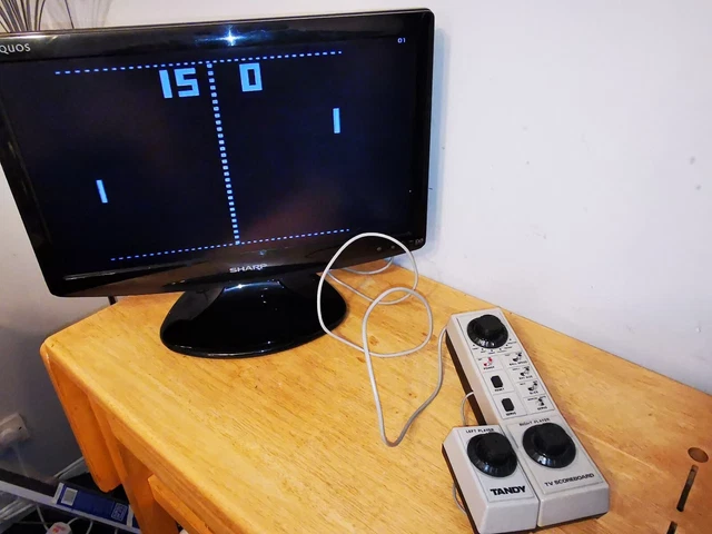 VINTAGE VERY RARE Tandy TV Scoreboard Original first TV Game Player ...