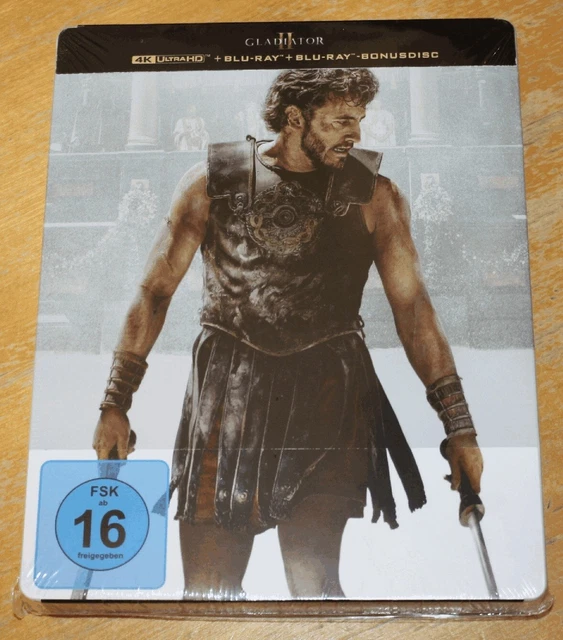 GLADIATOR II - Limited Steelbook Edition 4K UHD + Blu-ray / NEU & OVP EUR 49,90 - PicClick DE
