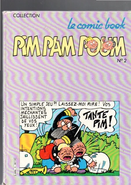 BD COLLECTION LE comic book PIM PAM POUM N° 2 reliure lot 2 bd 100 ...