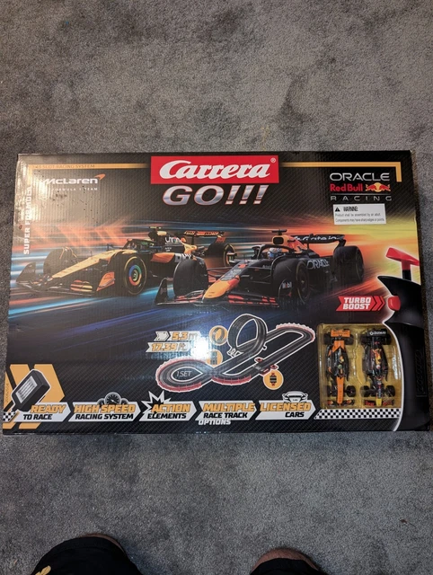 CARRERA GO!! SUPER Formula Slot Car Racing Set Red Bull vs McLaren 2 ...