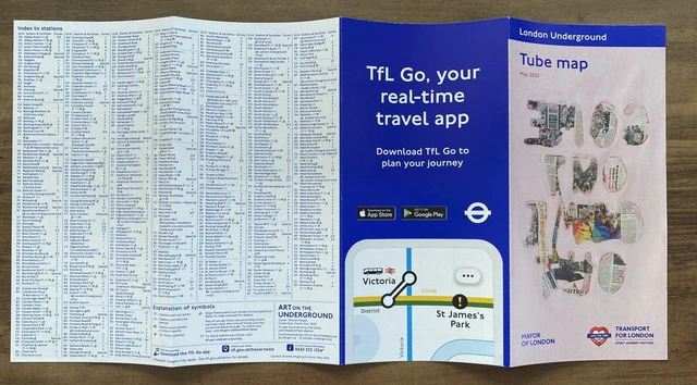 MAY 2023 TUBE Map - London Underground, Overground, DLR and Elizabeth ...