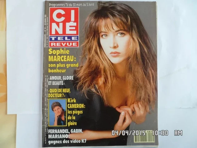 CINE REVUE N°13 28/03/1991 Sophie Marceau H63 EUR 4,00 - PicClick FR