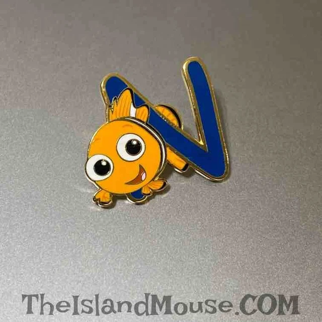 DISNEY DLR PIXAR Alphabet Letter N Finding Nemo Pin (U5:21574) £5.46 ...