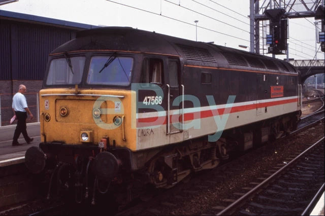 35MM RAILWAY SLIDE of Class 47 47568 @ Bedford Copyright to Buyer £4.99 ...