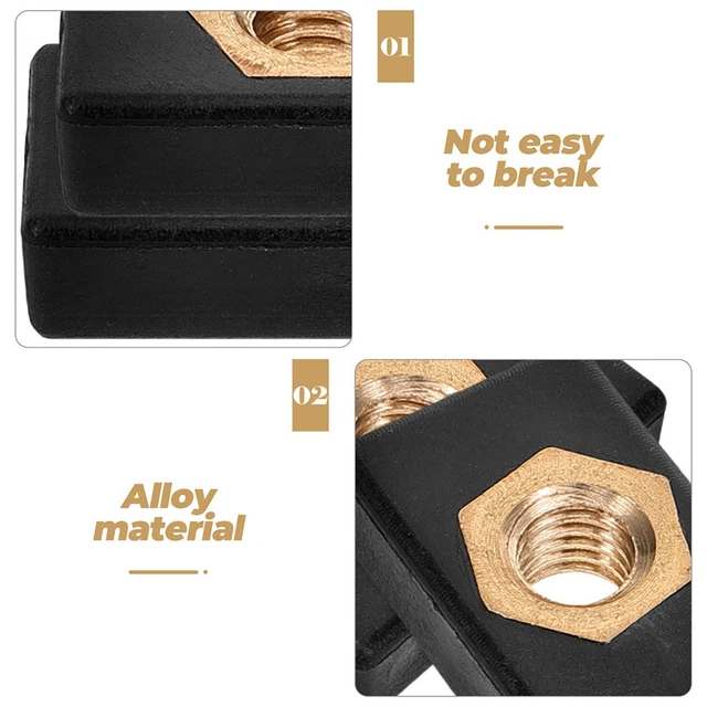 4 PCS KAYAK Slide Track Nut for Kayak Accessories Marine Side Mount Nut ...