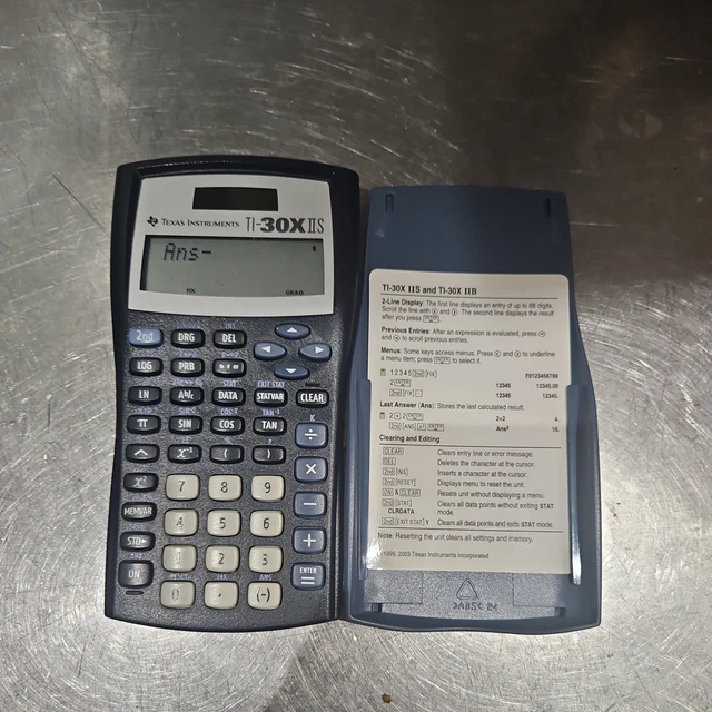 TI-30 Anleitung Texas Instruments TI-30XIIB Scientific Calculator | Two ...