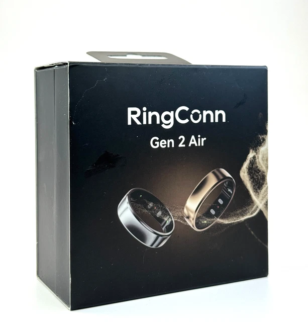 RING CONN GEN 2 Air Ultra-Thin AI Smart Ring 10-Day Battery Life New ...