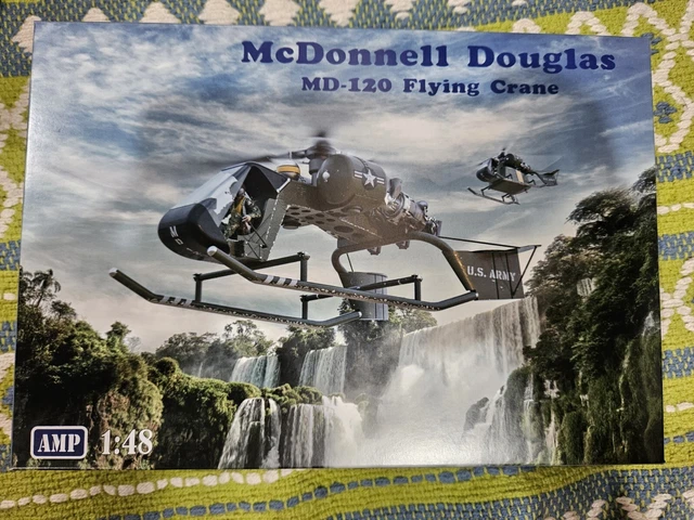 AMP 1/48 NO.48015 Mcdonnell Douglas Md-120 Flying Crane Box 113 $55.00 ...
