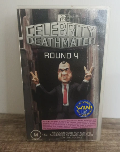 WWE WWF CELEBRITY Deathmatch Round 4 Wrestling Vhs Video Mtv £15.53 ...