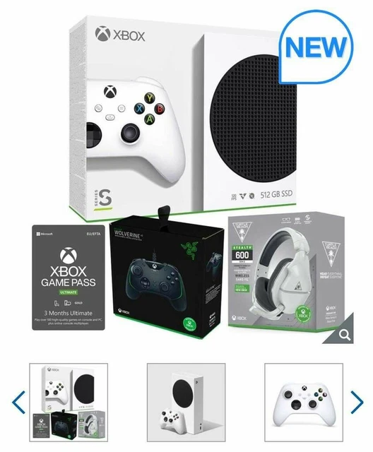 XBOX SERIES S Console with Wolverine V.20 Controller, Turtle Beach ...
