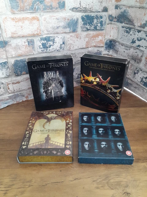 GAME OF THRONES DVD Complete Seasons First Second Fifth Six Box Set Lot ...