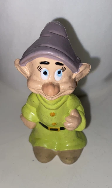 Vintage Walt Disney Snow White Dopey Dwarf Pvc Figure Applause 1980s £9 0416