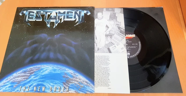 TESTAMENT - THE New Order 1988 Vinyl Megaforce - 781 849-1 1-A 1-B Ex ...