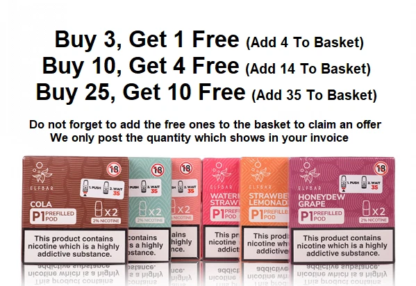 MATE POD 500 P1 Prefilled Pods Disposable Vape Refill Pod 2pk Fast ...