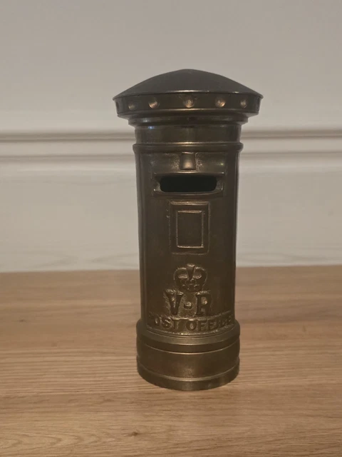 VINTAGE 1860'S SOLID Brass Royal VR (Queen Victoria Regina)Post Office ...